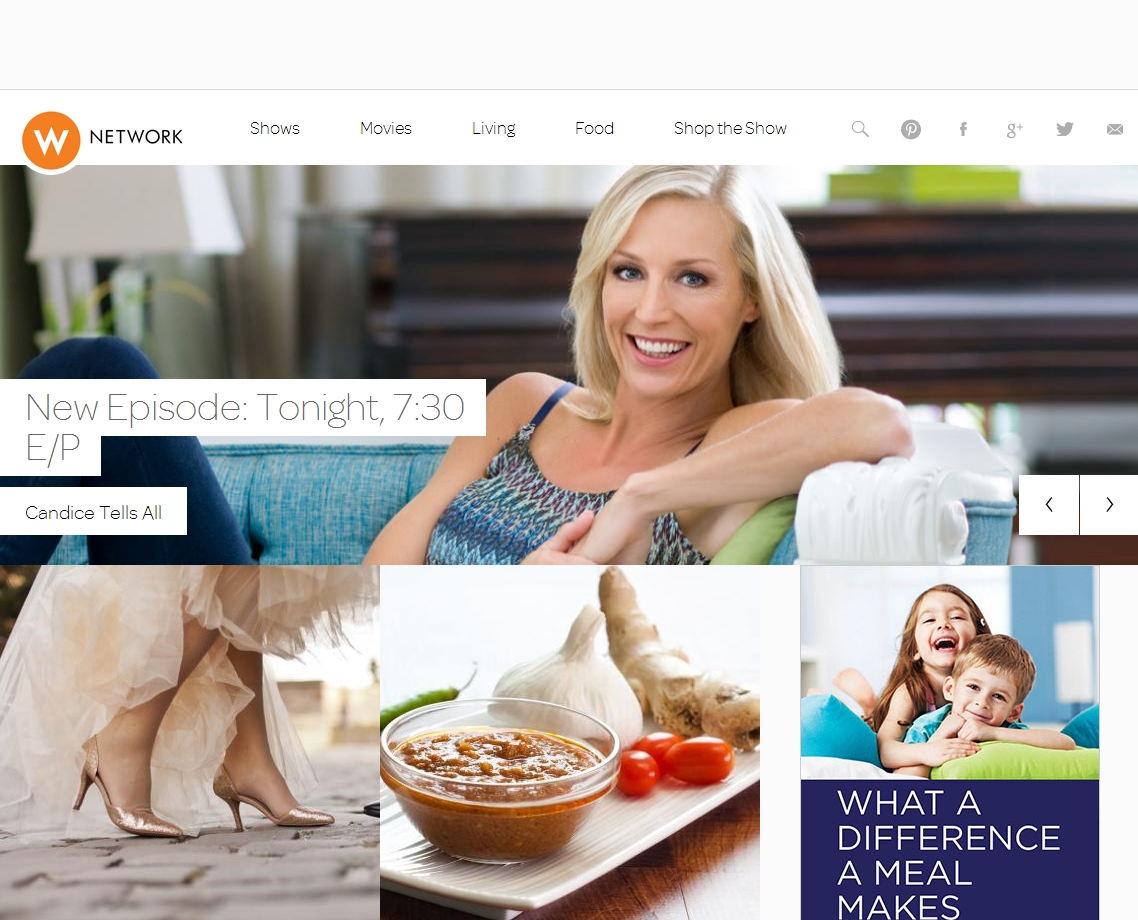 W Network Launches New Website Focused on a Second Screen Experience ...